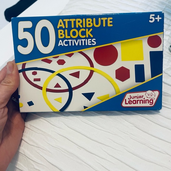 junior learning | Toys | New 5 Attribute Block Activity Cards Junior Learning | Poshmark